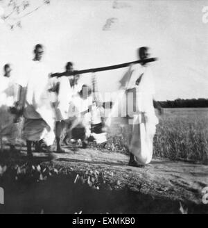 Photograph of Mahatma Gandhi during a fast. Mohandas Karamchand Gandhi ...