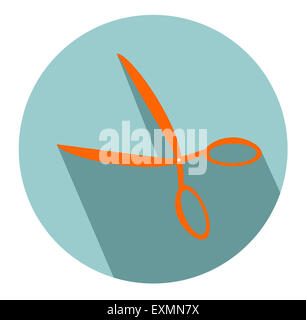 Illustration Scissors Icon Stock Photo - Alamy