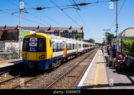 London overground Homerton Station Stock Photo - Alamy