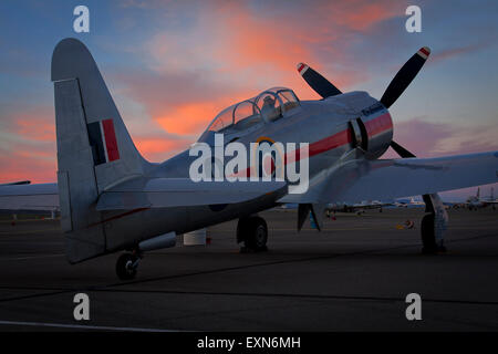 Hawker Sea Fury "Dreadnought" on the ramp at the 2012 Reno National ...