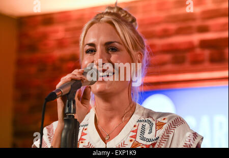 Ludwigshafen, Germany. 15th July, 2015. German singer Sarah Connor ...