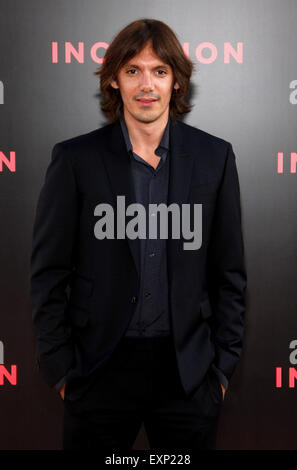 LUKAS HAAS INCEPTION LOS ANGELES PREMIERE LOS ANGELES CALIFORNIA USA 13 July 2010 Stock Photo ...