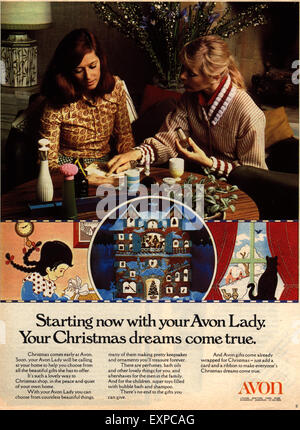 1970s UK Avon Magazine Advert Stock Photo - Alamy
