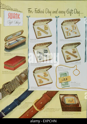 1950s USA Swank Magazine Advert Stock Photo - Alamy