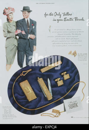 1950s USA Swank Magazine Advert Stock Photo - Alamy