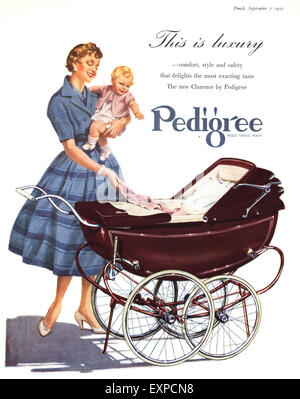 1950s UK Pedigree Magazine Advert Stock Photo - Alamy