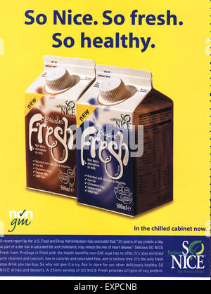 2000s UK Got Milk? Magazine Advert Stock Photo - Alamy