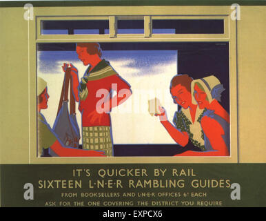 1930s UK LNER Railways Poster Stock Photo - Alamy