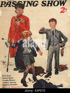 1930s UK The Passing Show Magazine Cover Stock Photo - Alamy