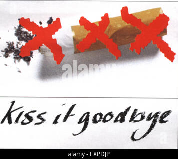 2000s UK Anti-Smoking Magazine Advert Stock Photo - Alamy