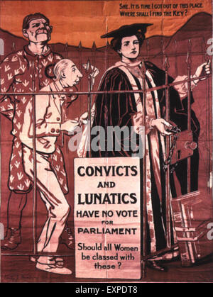 1910s UK Suffragettes Poster Stock Photo - Alamy