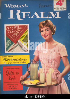 1950s UK Womans Realm Magazine Advert Stock Photo - Alamy