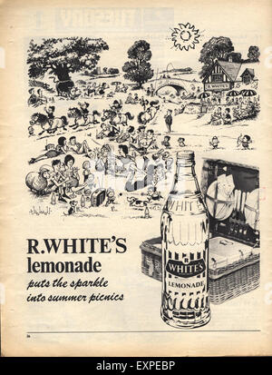 1960s UK R White's Magazine Advert Stock Photo - Alamy
