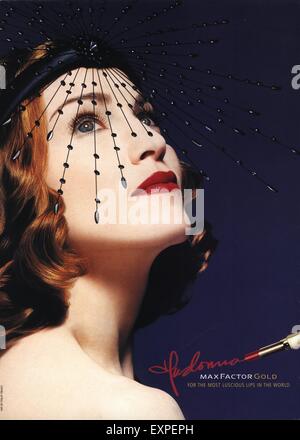 2000s UK Max Factor Magazine Advert Stock Photo - Alamy