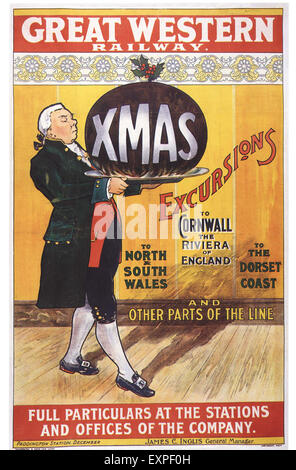 1900s UK Great Western Railways Magazine Advert Stock Photo - Alamy