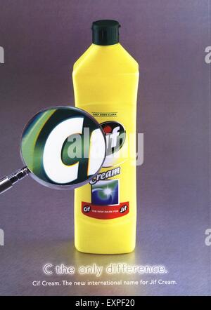 2000s UK Cif Magazine Advert Stock Photo - Alamy