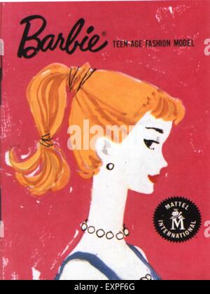 1950s USA Barbie Dolls Magazine Advert Stock Photo - Alamy