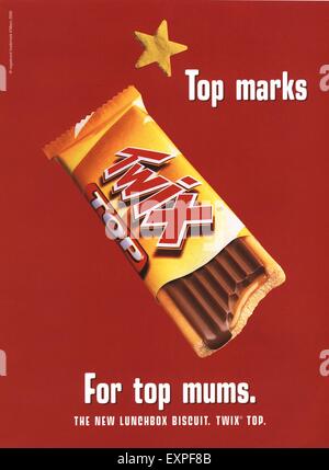 2000s UK Twix Magazine Advert Stock Photo - Alamy