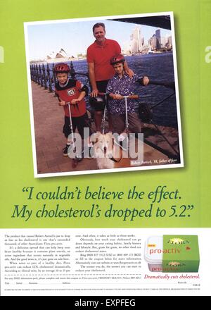 2000s UK Flora Magazine Advert Stock Photo - Alamy
