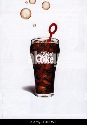 2000s UK Coca-Cola Magazine Advert Stock Photo - Alamy