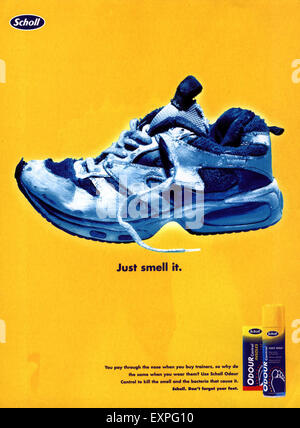 2000s UK Scholl Magazine Advert Stock Photo - Alamy