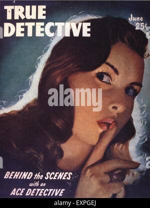 USA True detective Magazine Cover Stock Photo - Alamy