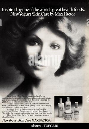 1960s USA Max Factor Magazine Advert Stock Photo - Alamy