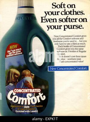 1980s UK Comfort Magazine Advert Stock Photo - Alamy
