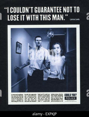 2000s UK Police Magazine Advert Stock Photo - Alamy