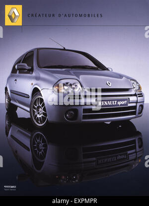 UK Renault Magazine Advert Stock Photo - Alamy