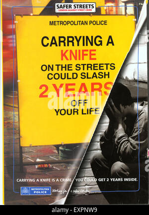 2000s UK Metropolitan Police Magazine Advert Stock Photo - Alamy