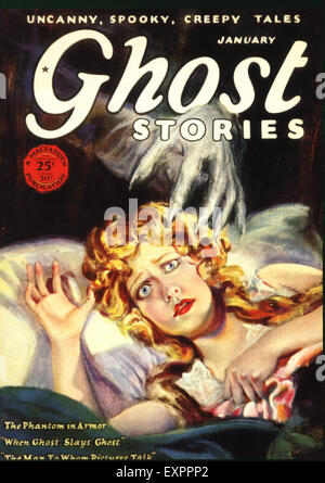 1920s USA Ghost Stories Magazine Cover Stock Photo - Alamy