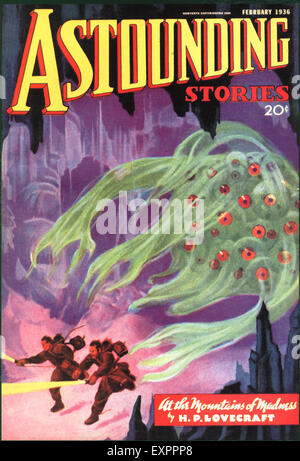 1930s USA Astounding Science Fiction Magazine Cover Stock Photo - Alamy