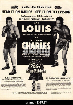 1950s USA Boxing Poster Stock Photo - Alamy