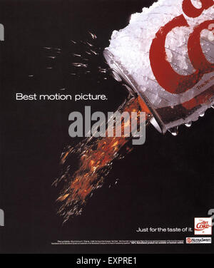 1990s USA Coca-Cola Magazine Advert Stock Photo - Alamy