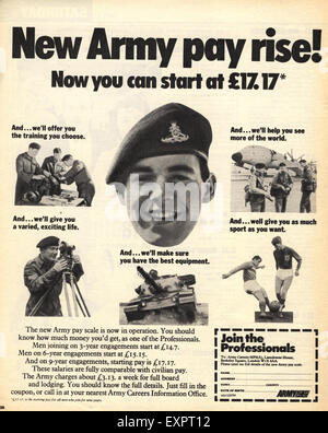 1960s UK Army Recruitment Magazine Advert Stock Photo - Alamy