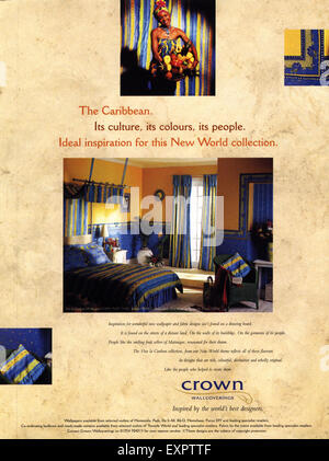 1990s UK Crown Magazine Advert Stock Photo - Alamy