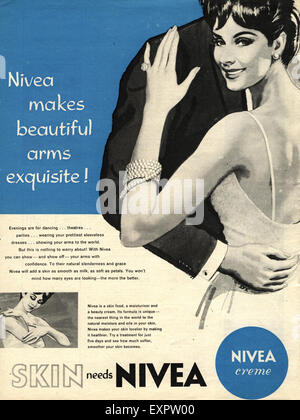 1960s UK Nivea Magazine Advert Stock Photo - Alamy