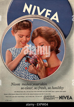 1960s UK Nivea Magazine Advert Stock Photo - Alamy