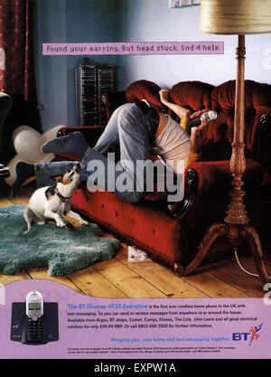 2000s UK BT Magazine Advert Stock Photo - Alamy