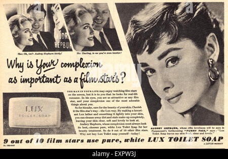 1950s USA Lux Magazine Advert Stock Photo - Alamy