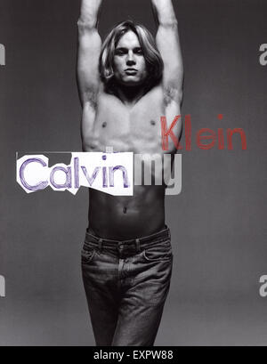 2000s UK Calvin Klein CK One Magazine Advert Stock Photo - Alamy