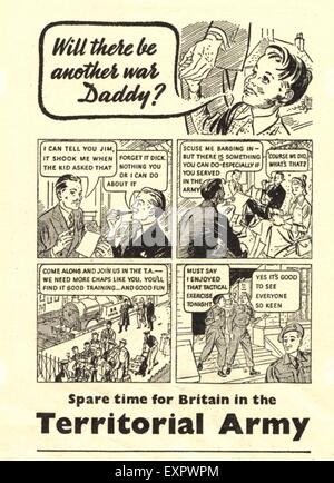 1960s UK Army Recruitment Magazine Advert Stock Photo - Alamy