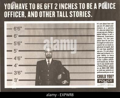 2000s UK Police Recruitment Magazine Advert Stock Photo - Alamy
