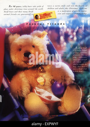 2000s UK Steiff Toys Teddy Bears Magazine Advert Stock Photo - Alamy