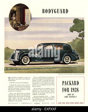 1930s USA Packard Magazine Advert Stock Photo - Alamy