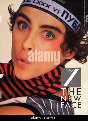 1980s UK No7 Magazine Advert Stock Photo - Alamy