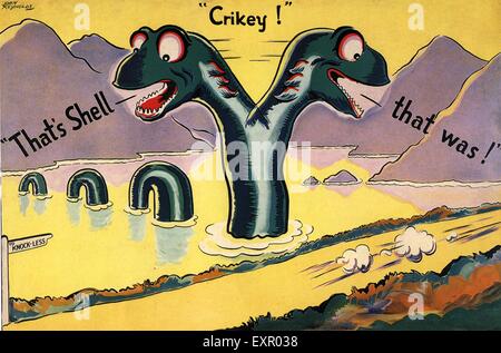 1930s UK Shell Poster Stock Photo - Alamy