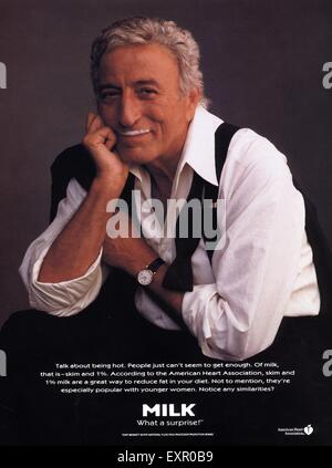 1990s USA Got Milk? Magazine Advert Stock Photo - Alamy