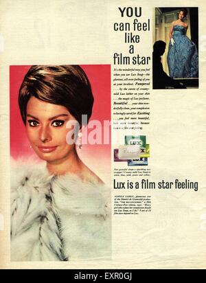1970s UK Lux Magazine Advert Stock Photo - Alamy